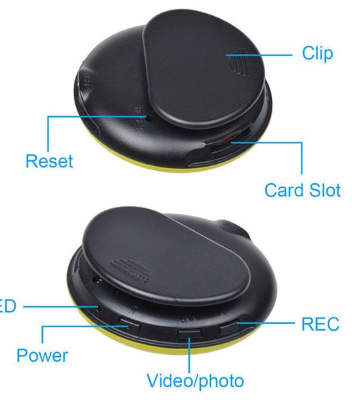 HD Car DVR Video Recorder Spy Mini DV Hidden Camera Camcorder Smiley ...