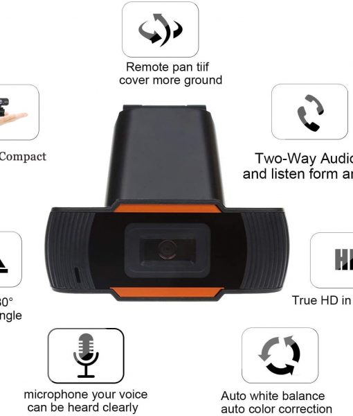 USB 720P Camera Webcam Web Cam with Microphone for PC Desktop Computer ...