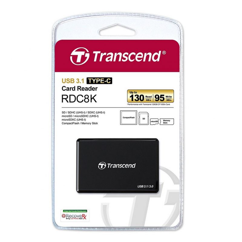 Transcend USB3.1 Type-C Smart All In One Card Reader – Digitalzone2u