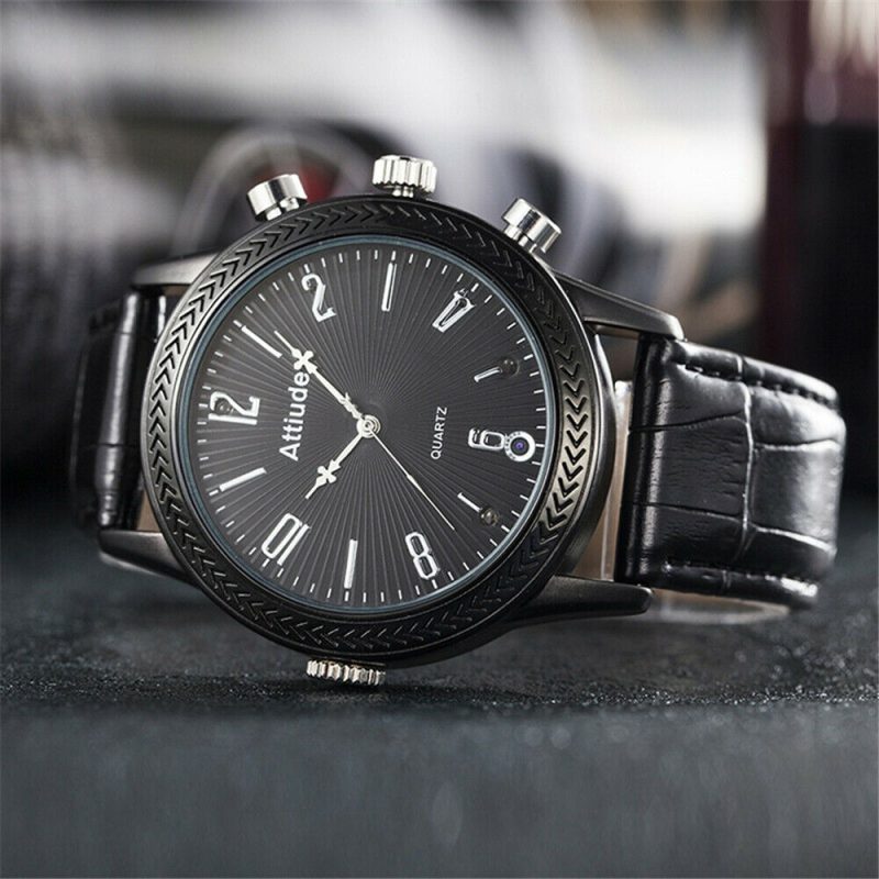 HD 1080P Hidden Spy Camera Wrist Watch DVR Video Sound Recorder (32GB ...